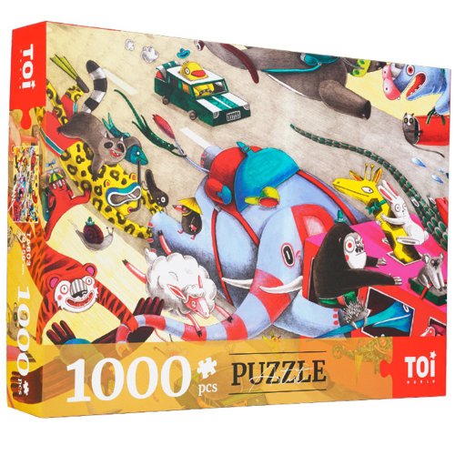 TOi Tuyi [Road Rhapsody] 1000-piece jigsaw puzzle board game is a good ...