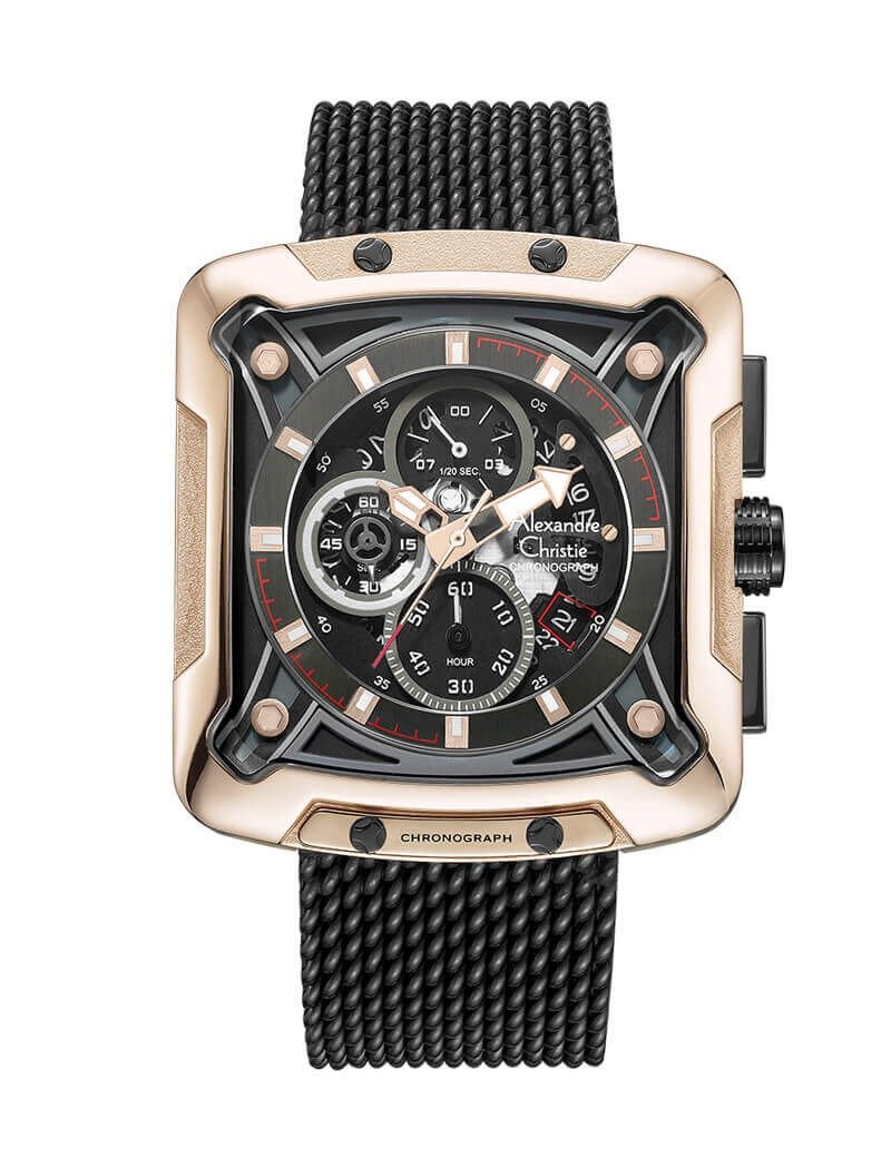 【AC Watch】3030MCBBRBA- Rose Gold - Shop Alexandre Christie Taiwan Men's ...