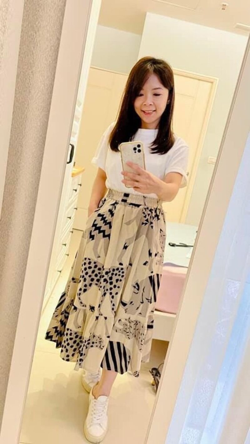 古家動物派對 灰 - 大人秘密魚尾 波卡先生 Mr.poca｜裙子/長裙人氣榜 - Pinkoi