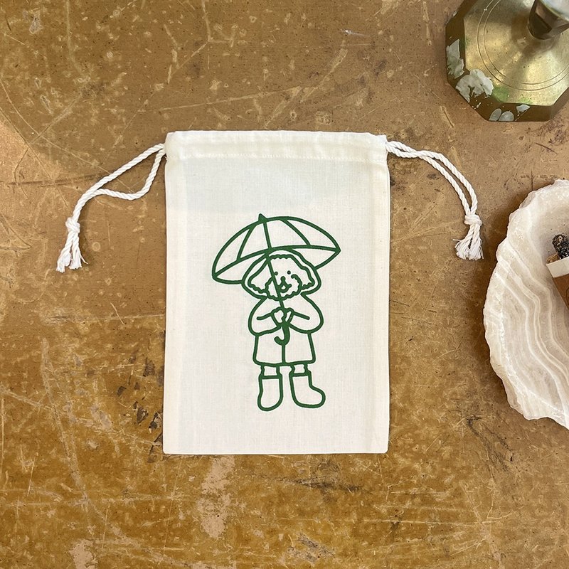 Rainy day string pouch (2colors) - Shop CAFE AND HOF Toiletry Bags ...