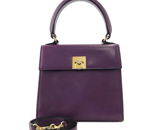 日本直送 名牌中古包 】CELINE セリーヌ ガンチーニ レザー 2way 日本直送 名牌中古包 】CELINE セリーヌ ガンチーニ レザー 2way