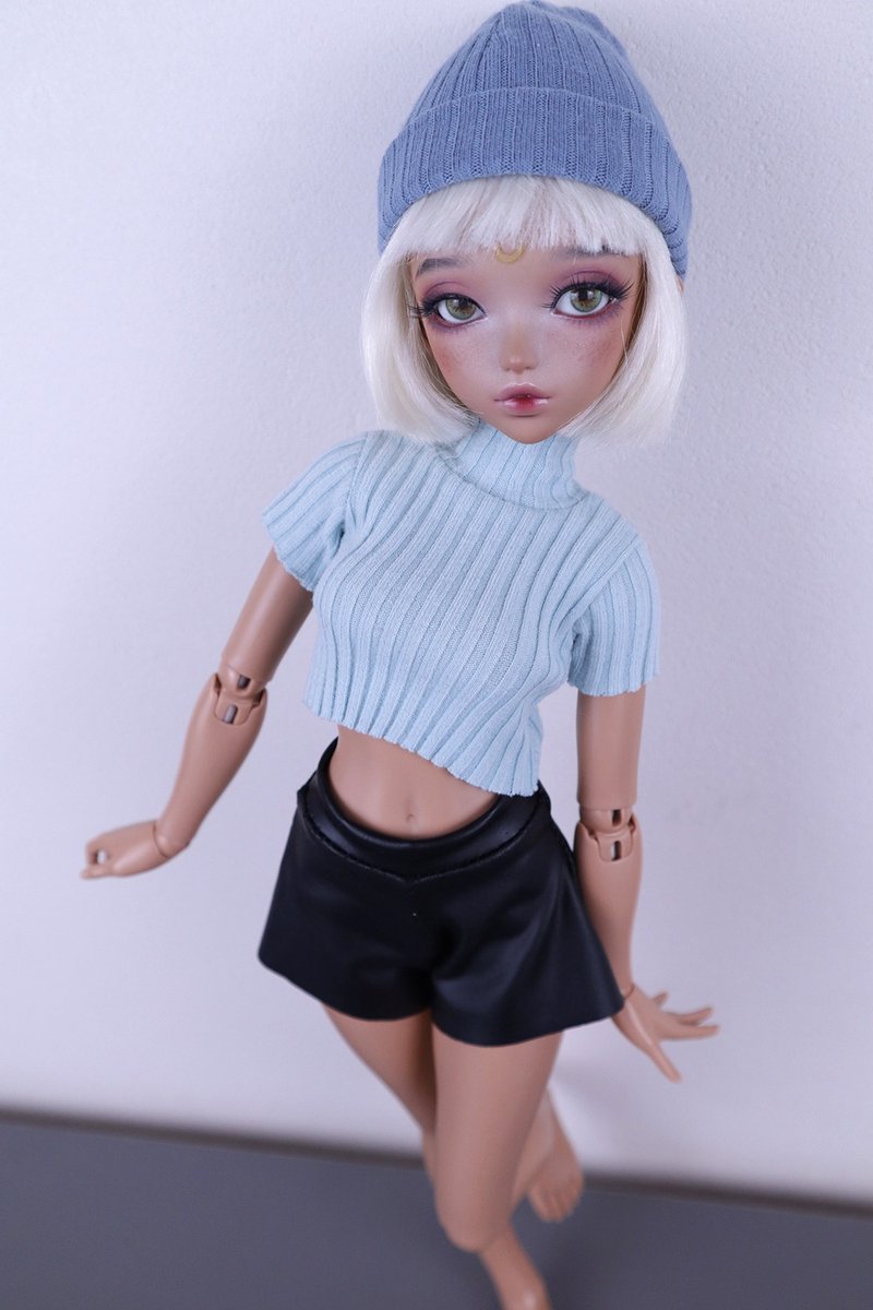 Blue crop top. For BJD MNF Minifee (Slim MSD) - Shop BeToBe Style Women ...