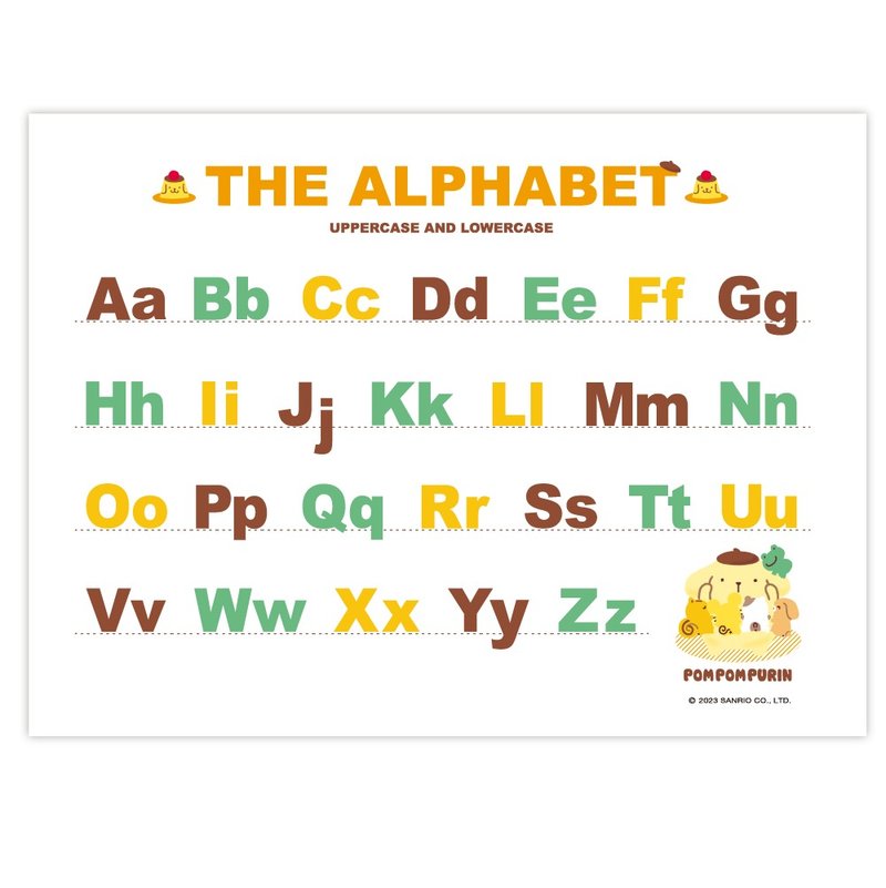 布丁狗正版授權ABC字母掛布 Drizzle 好滴工作室｜海報/掛畫/掛布人氣榜 - Pinkoi