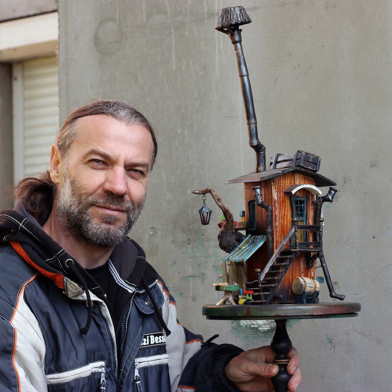 Art Décor-Lamp The Story of Family Happiness Handmade 100% Single Copy - 設計館 Good Wood Ukraine ...