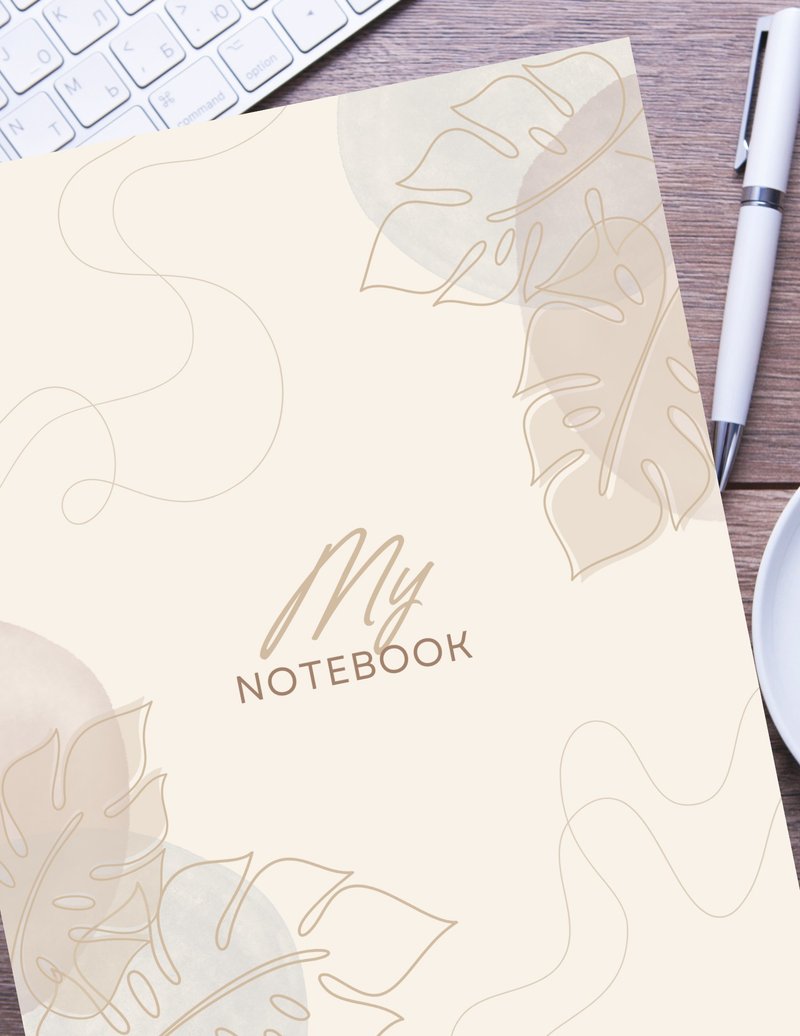 Floral elegance-A5 colorful flower style handmade notebook - Shop ...