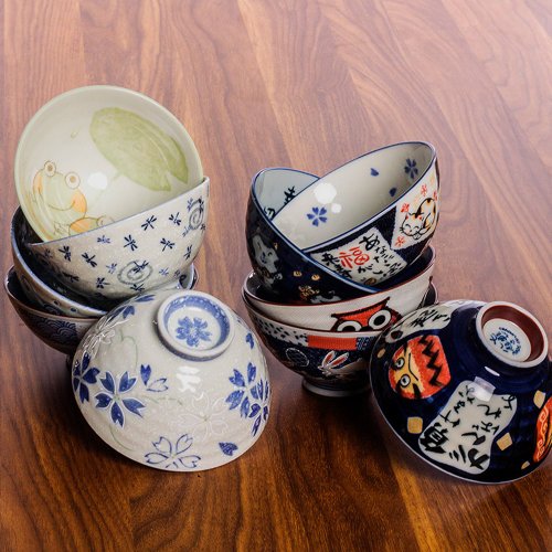 Japanese Rice Bowl Set