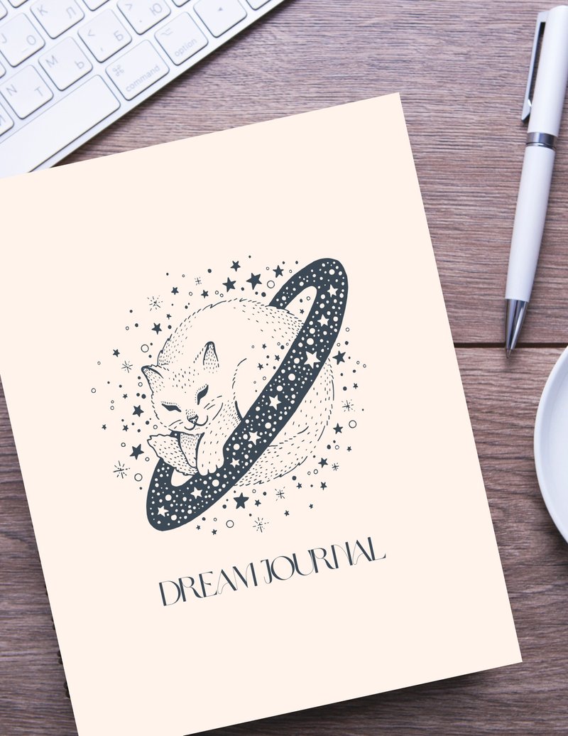 CAT notebook - 個性化A5手工筆記本-可自訂封面文字 Paperics 皮革店｜筆記本/手帳人氣榜 - Pinkoi