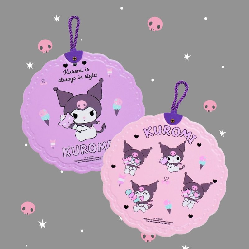 SANRIO正版授權硅藻土耐熱KUROMI鍋墊-20CM (單裝) Me Too!｜餐桌布/桌巾/餐墊人氣榜 - Pinkoi