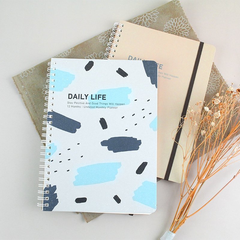 Chuyu A5/25K 束帶雙圈多功能筆記/鬆緊帶/筆記本/線圈記事本 珠友文化 Chuyu Culture｜筆記本/手帳人氣榜 - Pinkoi