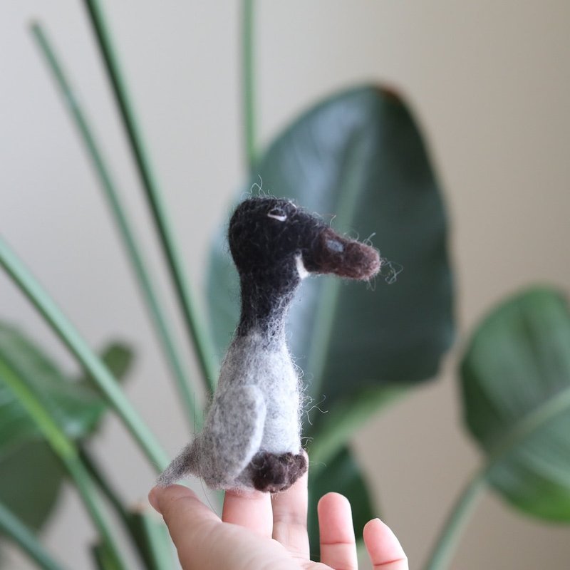 Wool Felt Finger Puppet - Gray Duck - Shop Ganapati Crafts Co. Kids ...