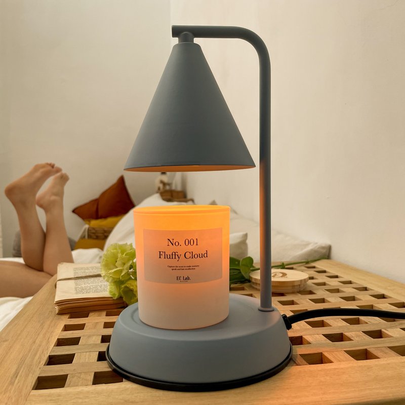 俐落簡約款融蠟燈 - 霧灰藍 EC Lab. 依熙香氛家居｜香氛蠟燭/燭台人氣榜 - Pinkoi