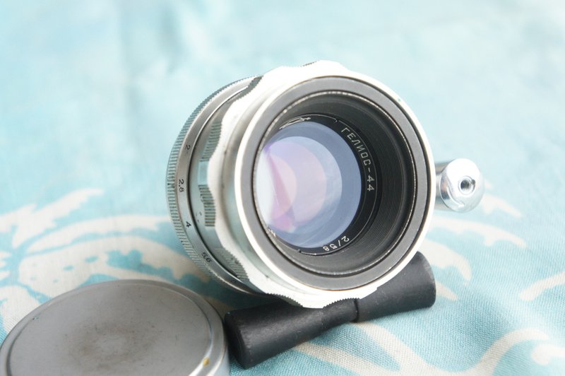 Helios-44 58mm F/2.0 lens Start camera mount 8-blades aperture USSR ...