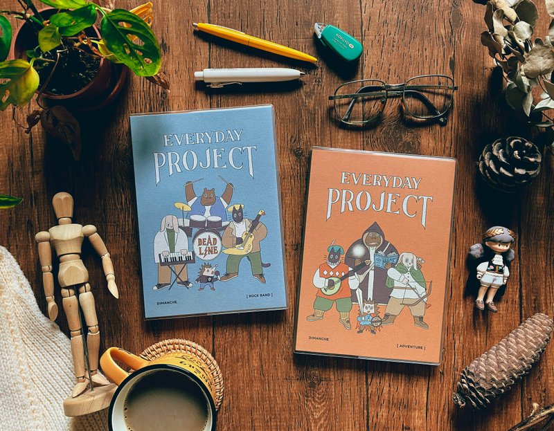 迪夢奇 Everyday Project 每日專案誌 v.7 兩款可選 Dimanche 迪夢奇｜筆記本/手帳人氣榜 - Pinkoi