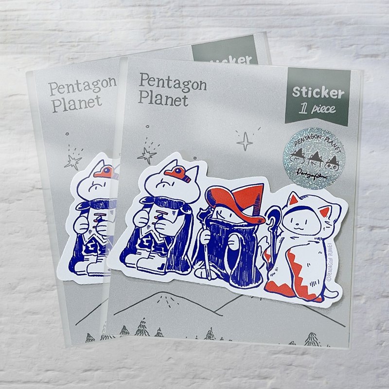 RPG冒險隊大貼紙2入 行李箱貼紙 造型貼紙 / 五角星球 五角星球｜貼紙人氣榜 - Pinkoi