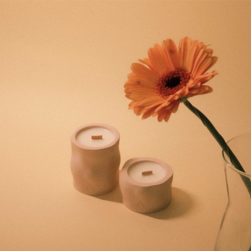 【Apia】水泥杯香氛蠟燭 | 木質花香 | 𝟬𝟱.最重要的小事-煙灰粉 Apia｜香氛蠟燭/燭台人氣榜 - Pinkoi