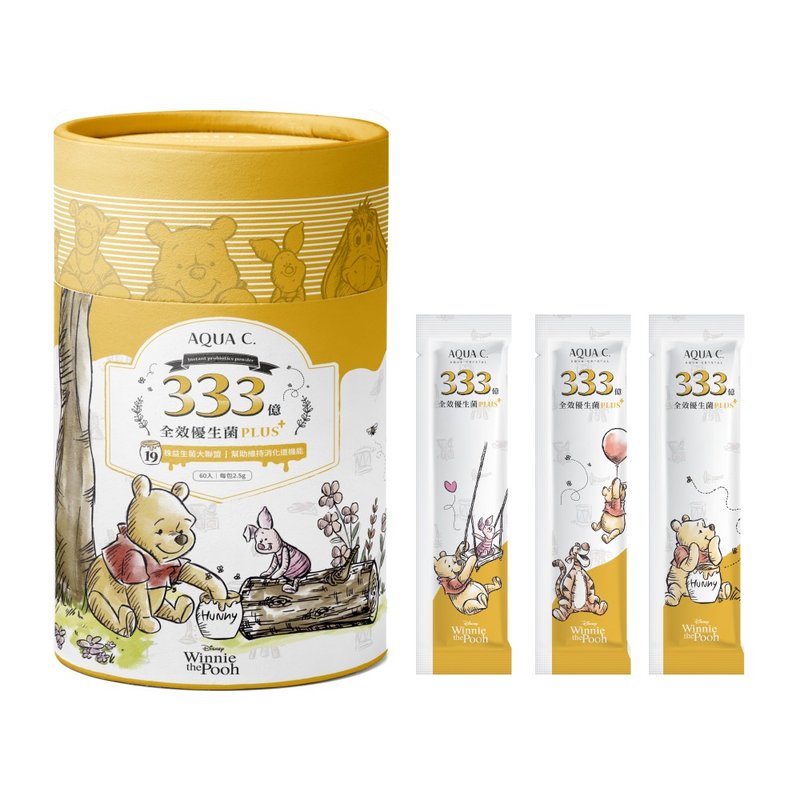 [Disney Winnie the Pooh Series] 33.3 billion full-effect eubiotic bacteria PLUS+ (60 packs/can ...