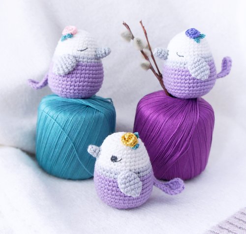 Set of Three Birds toys, Spring stuff birds, Interior Decorations ...