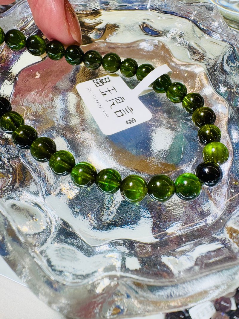 天然高晶透綠碧璽6mm水晶招財事業生意緣強磁場電氣石 晶玉良言閣｜手鍊/手環人氣榜 - Pinkoi