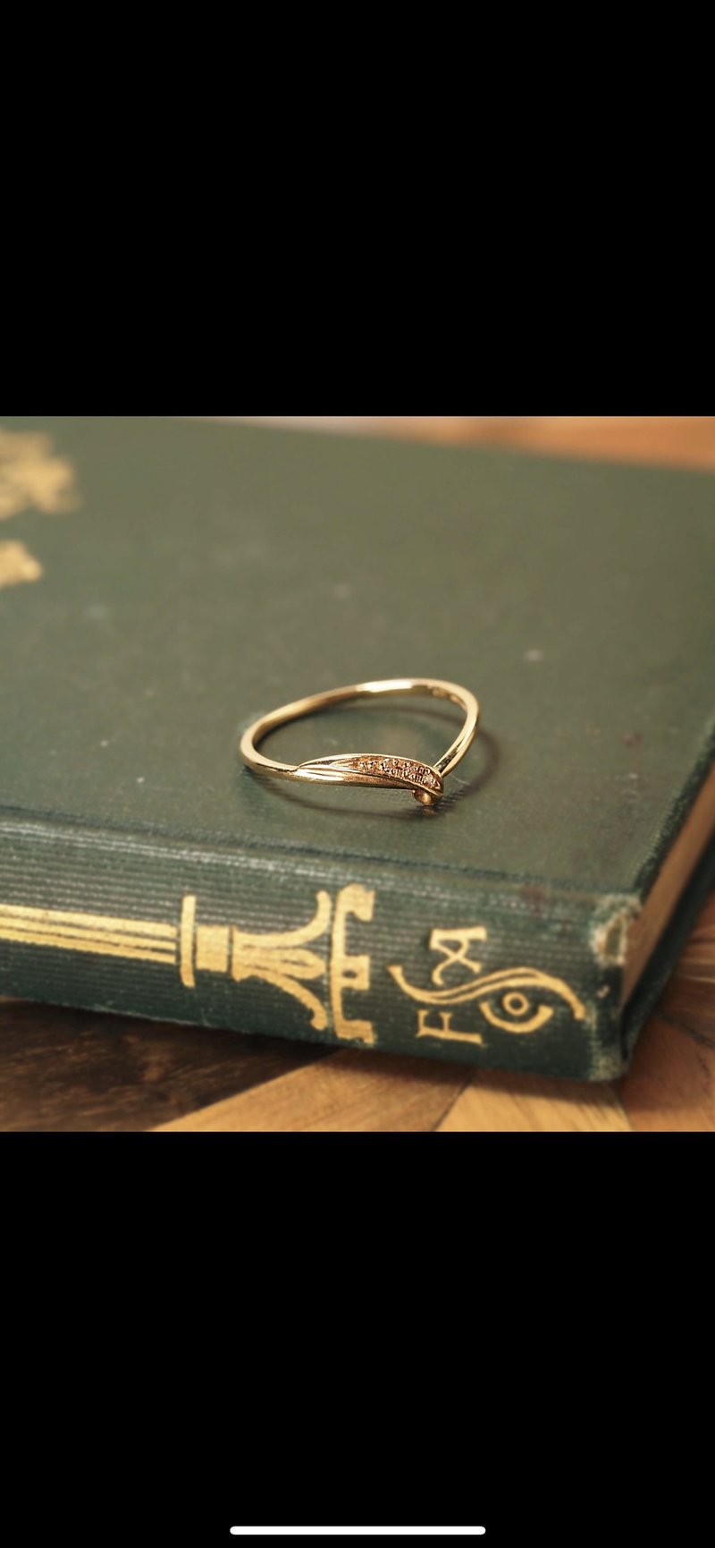 Diamond Wing | 哥德式雕刻鑽石戒指 | 18K 黃金 Kelimeraki Jewellery｜戒指人氣榜 - Pinkoi