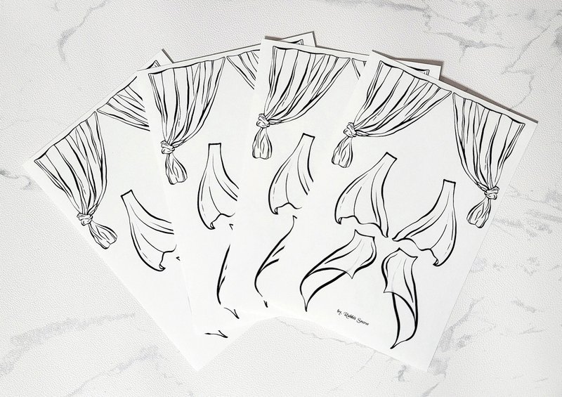 mini curtain sticker snow rabbit｜貼紙人氣榜 - Pinkoi