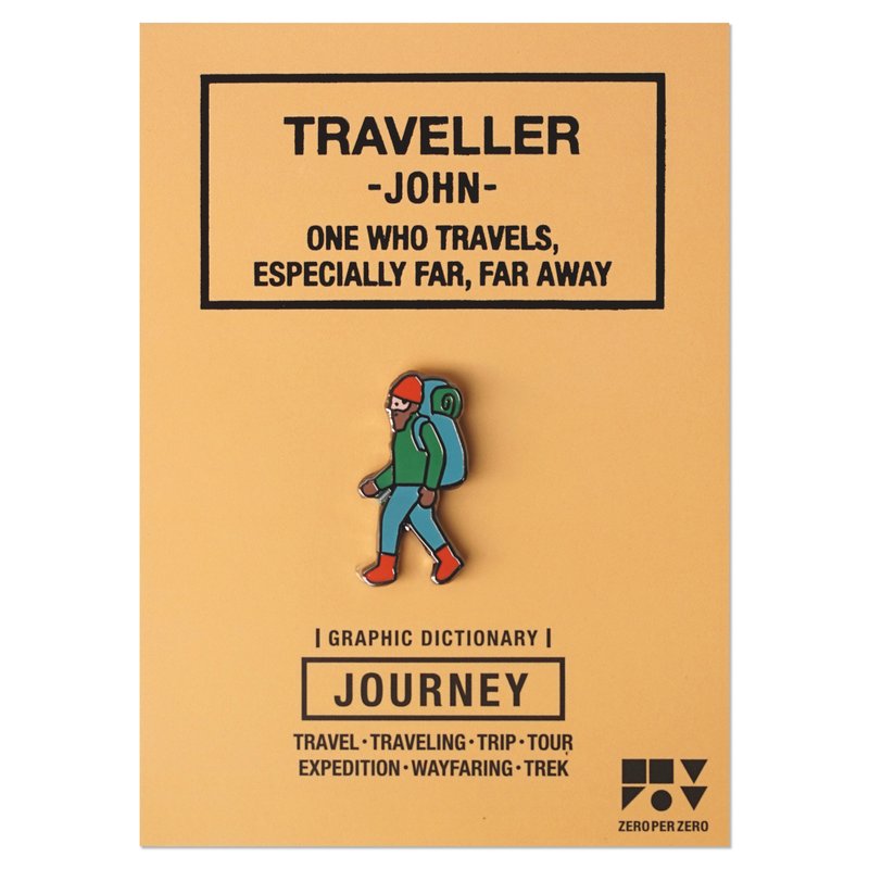 別針徽章 旅人約翰 zero per zero 台灣代理｜徽章/別針人氣榜 - Pinkoi