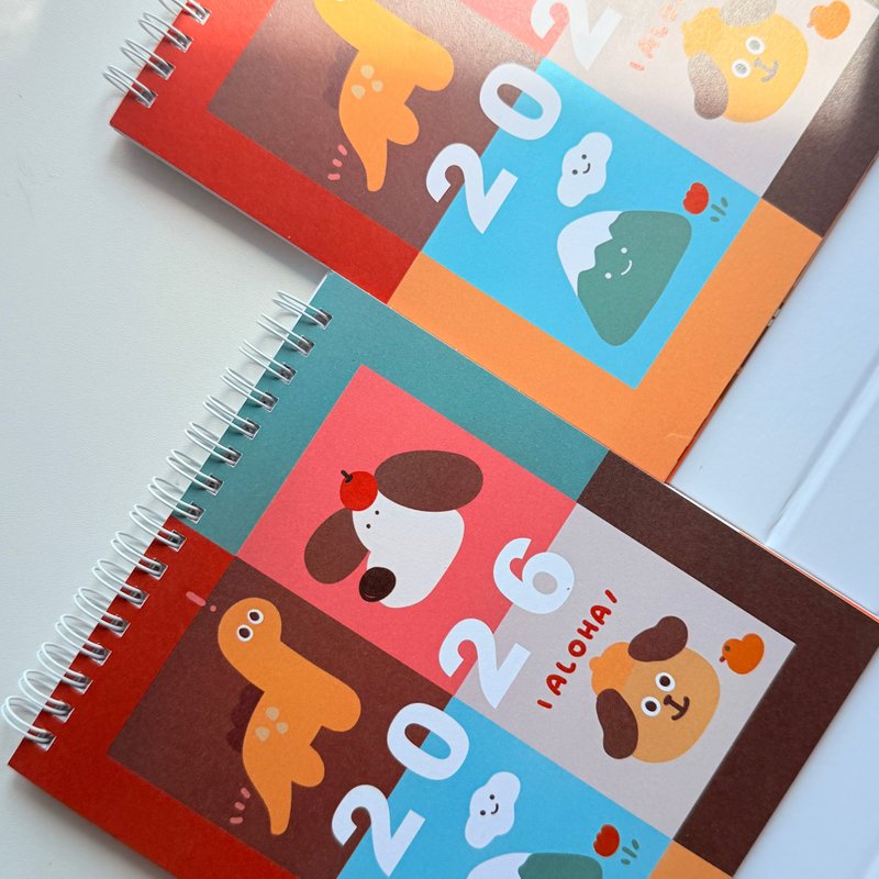 24HR 出貨 迎接 2026 桌曆 | 附送手提小袋 | 現貨 | 台灣假期 思樂冰｜日曆/月曆/年曆人氣榜 - Pinkoi