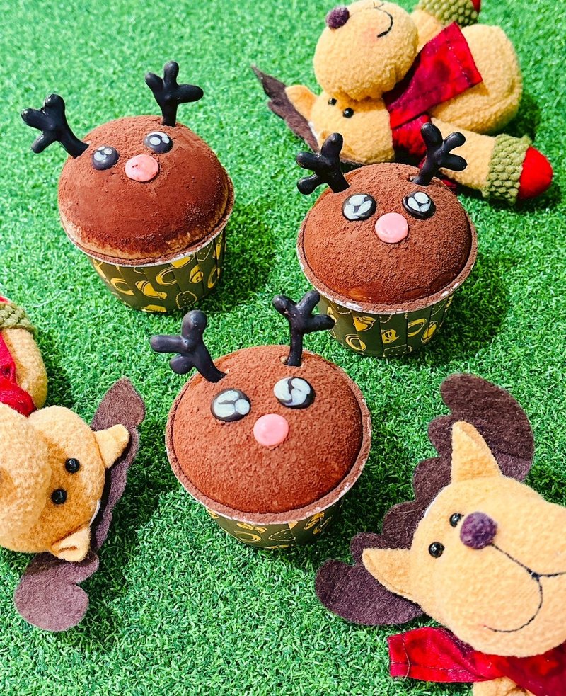 【体験・アクティビティ】2025年 クリスマス - トナカイのティラミス・手作りDIYスイーツ・癒しのクリエイティブベーキング - ショップ bakingfreedom 料理教室 - Pinkoi