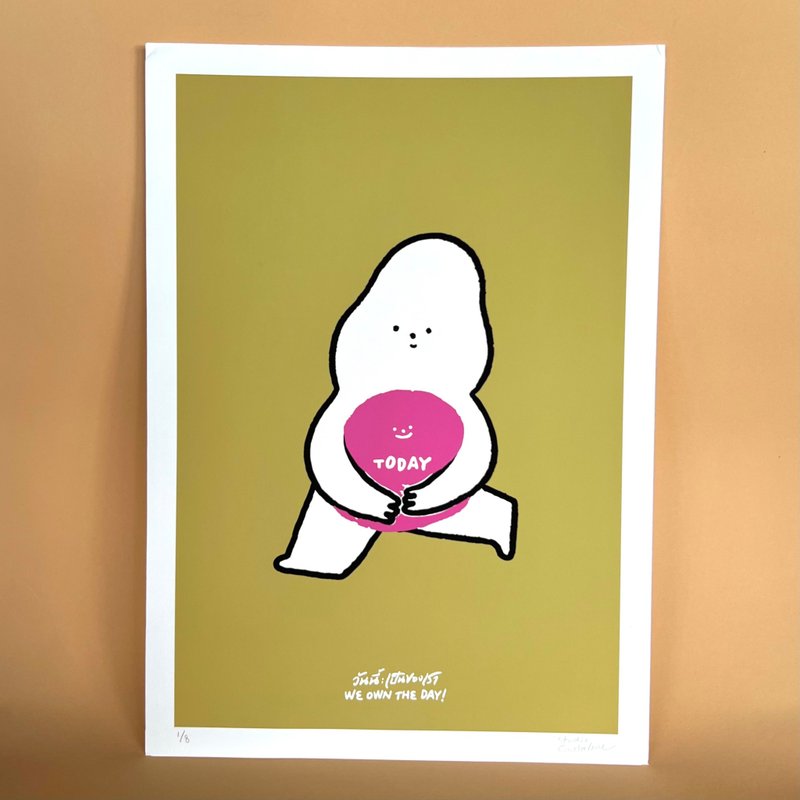 BaoBao Baojung Digital l Print A4 l We own the day! Studio Cantalove｜壁貼/牆壁裝飾人氣榜 - Pinkoi