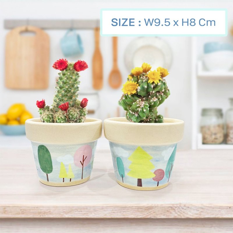 HAND-MADE Colors Trees Pot Crave For Cuteness｜盆栽/植栽人氣榜 - Pinkoi