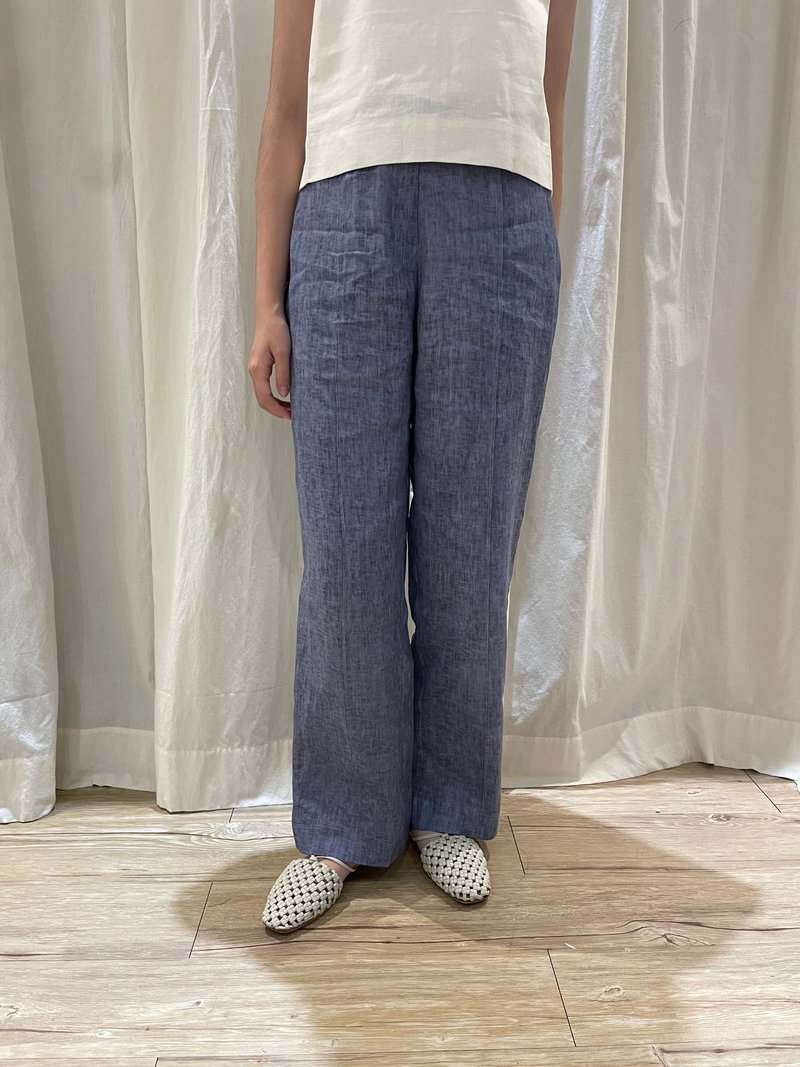 壓線平達克褲 YUER 雨兒｜女長褲人氣榜 - Pinkoi