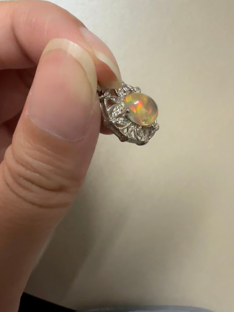 Heart - Opal Necklace - Shop heartu Necklaces - Pinkoi