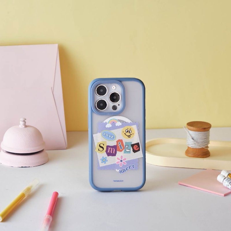 Smile手帳拼貼風格極光霧透MagSafe iPhone手機殼 TOYSELECT｜手機殼/手機套人氣榜 - Pinkoi