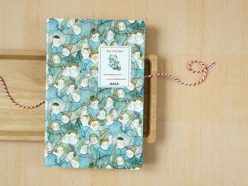 The red line notebook/ journal/ lined page diary - Shop dodolulu ...