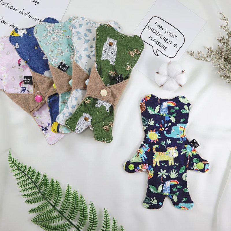 Bear hug,sanitary cotton pad Day Pads (21cm×6 pieces)washable pads ...