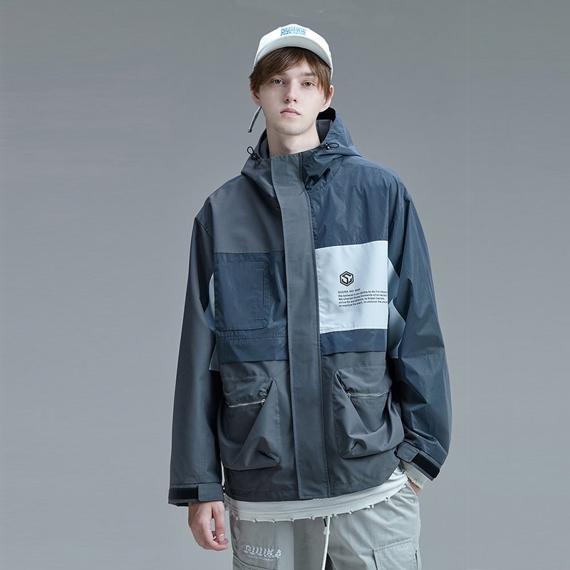 【双 11 限定】機能反光工裝防風風衣外套 MUYU｜男夾克/外套人氣榜 - Pinkoi