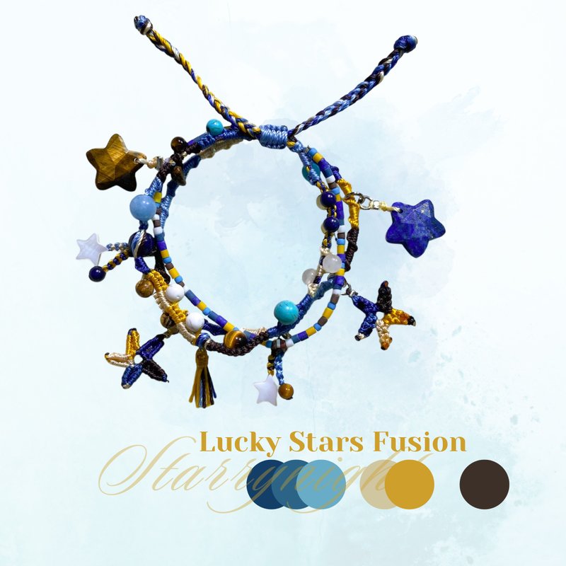 The Starry Night Bracelet - Every challenge is an opportunity to shine blescle｜手鍊/手環人氣榜 - Pinkoi