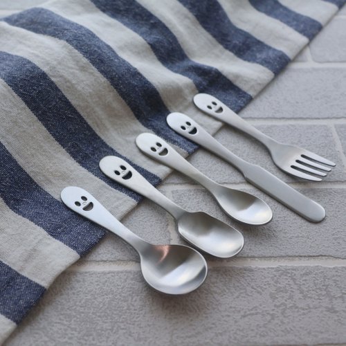 【Made in Japan】SALUS Smiling Mini Tableware-5pcs Set/ Eco-Friendly ...