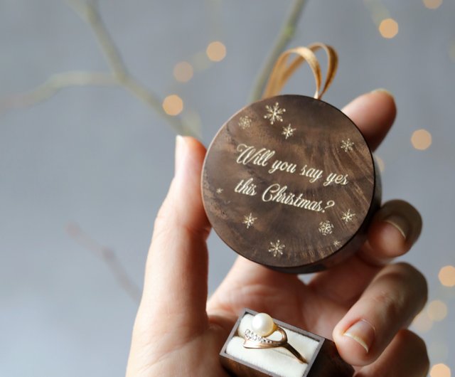 Ornament ring box store
