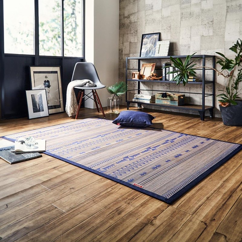 【丹寧創作】竹製地毯Jacquard 圖騰美感編織 天然材質 清爽地墊 IKEHIKO專賣店｜日本池彥頂級藺草製品｜讓生活與自然更靠近｜地墊/地毯人氣榜 - Pinkoi