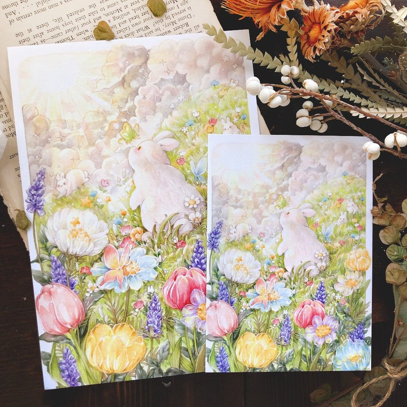 原野仰望－A5卡片/A6明信片 Pei+Pei｜卡片/明信片人氣榜 - Pinkoi