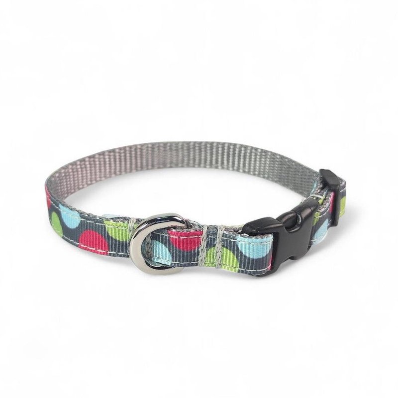 Pastel Puppy Dot Pink【パステルパピードットピンク】MontanaDogオリジナル首輪 - ショップ MontanaDog 首輪・リード - Pinkoi