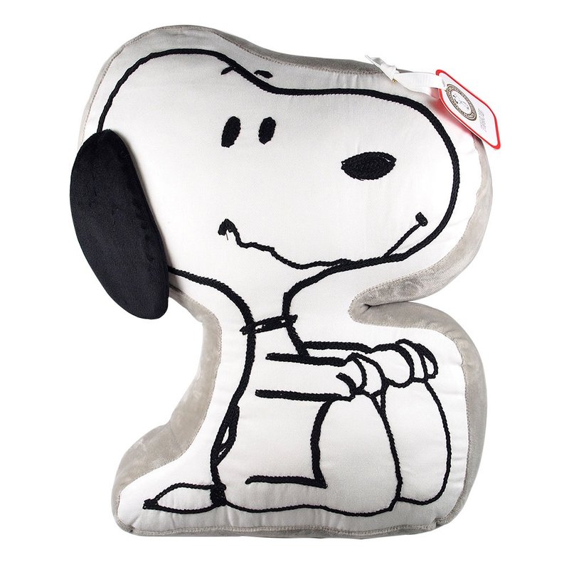 Snoopy Throw Pillow-Sitting and waiting [Hallmark-Peanuts Snoopy Gift ...