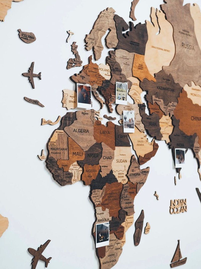 Custom XL map EnjoyTheWood｜壁貼/牆壁裝飾人氣榜 - Pinkoi