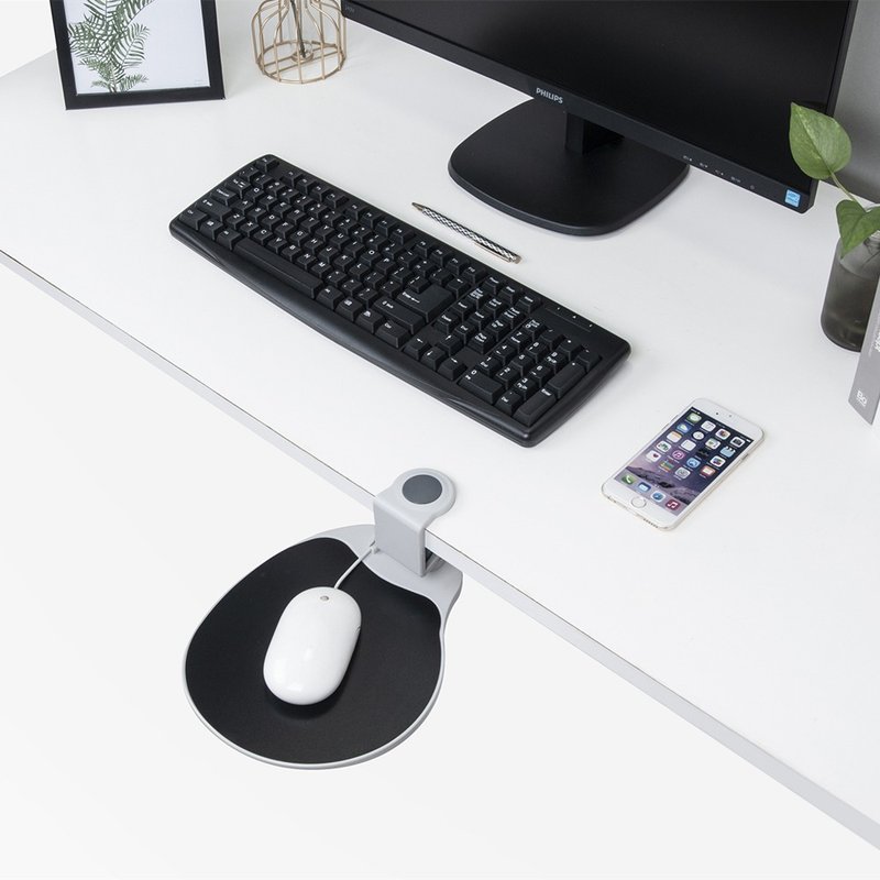 AIDATA love him ergonomic rotating desk mouse platform gray UM003 ...