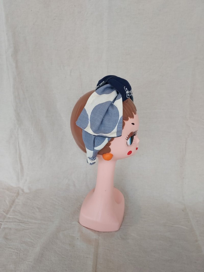 寬版 刺繡 拼布 髮帶 - 設計館 bubu studio(布布工作室） 髮箍/髮帶 - Pinkoi