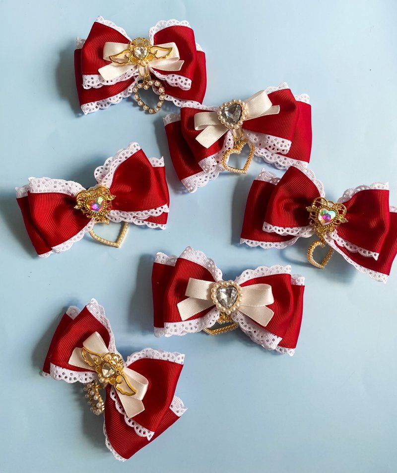 2 layers of hair bows decorated with cute fringe edges. - Shop Ribbon ...