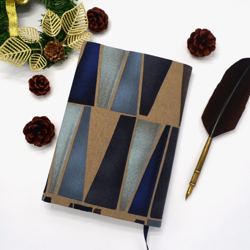 Geometry book cover with bookmark handmade - Shop mériter atelier Book ...