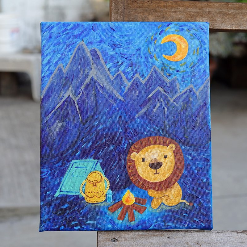 原畫 ∣ 山谷裡的溫暖 kami 創作森林｜相框/畫框人氣榜 - Pinkoi