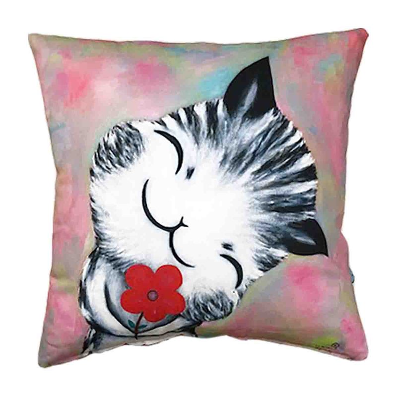 emmaAparty插畫抱枕套: 一點心意 - 設計館 emmaAparty 枕頭/抱枕 - Pinkoi