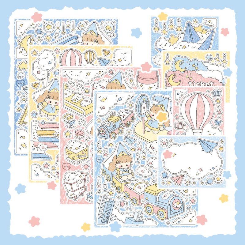 cloud series sweety witty (cotton_danchoo)｜貼紙人氣榜 - Pinkoi